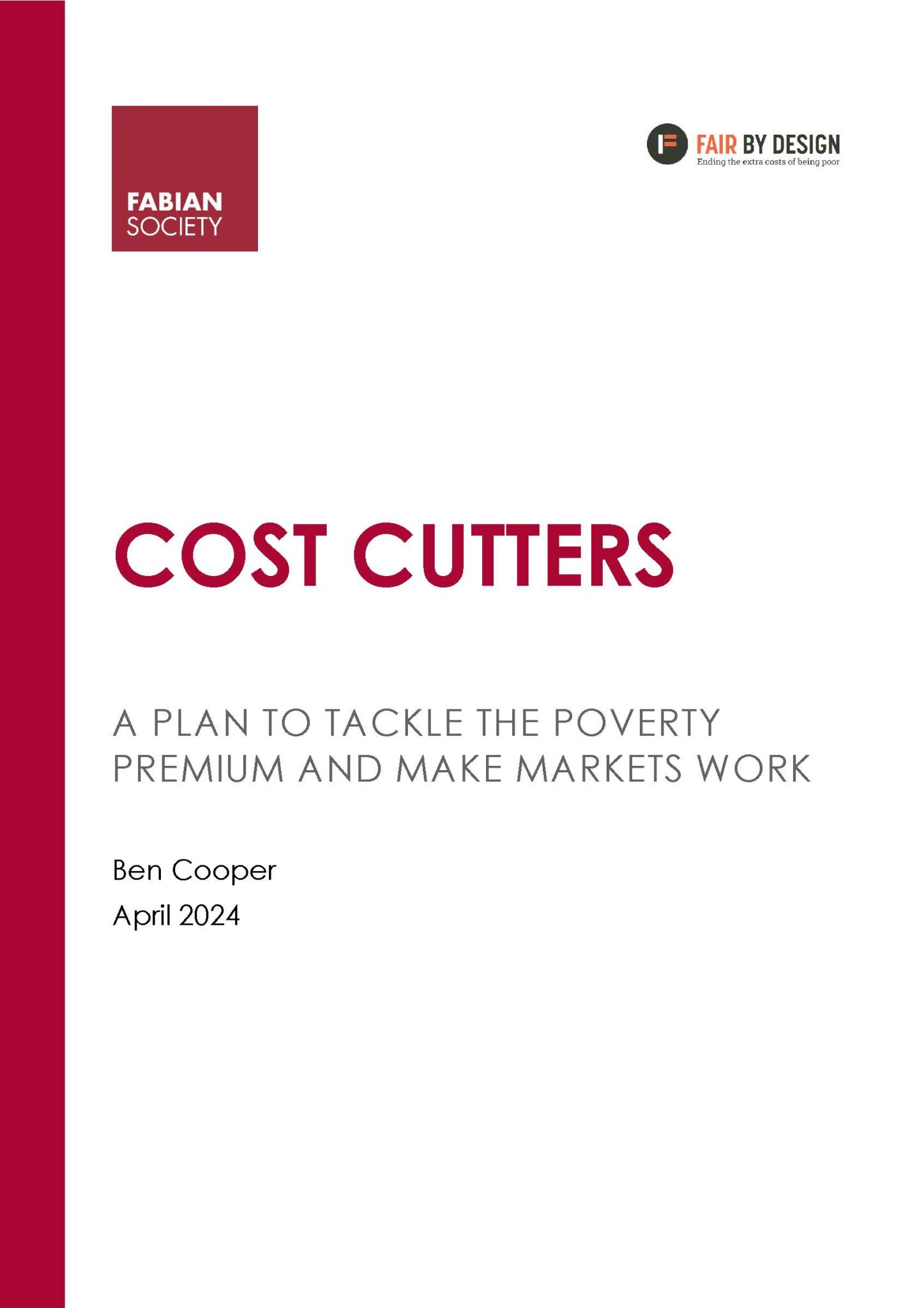 Cost Cutters - A plan to tackle the poverty premium and make markets ...