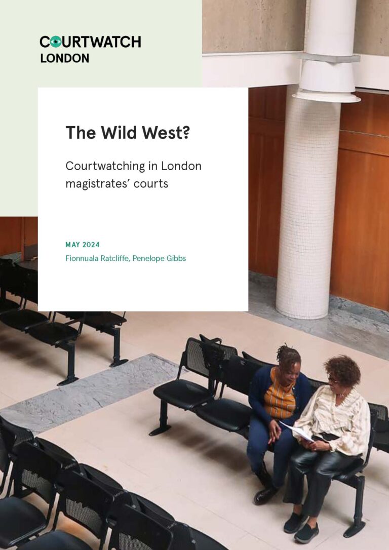 The Wild West - court watching in magistrates' courts - Barrow Cadbury ...